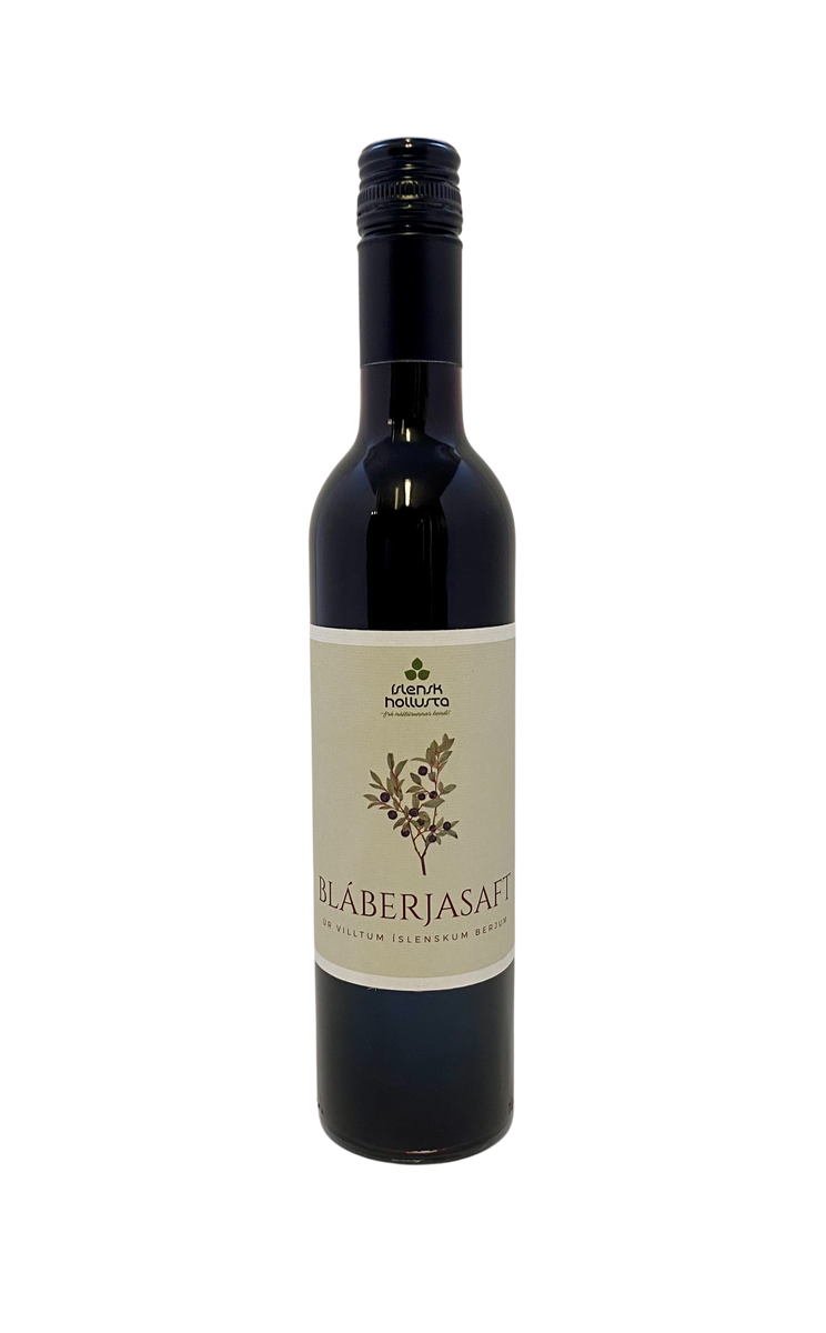Bláberjasaft / Eðalsaft náttúrulegur berjadrykkur innihald: bláber, va ...